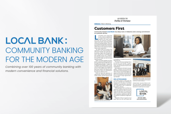 Local People. Local Decisions. | Local Bank